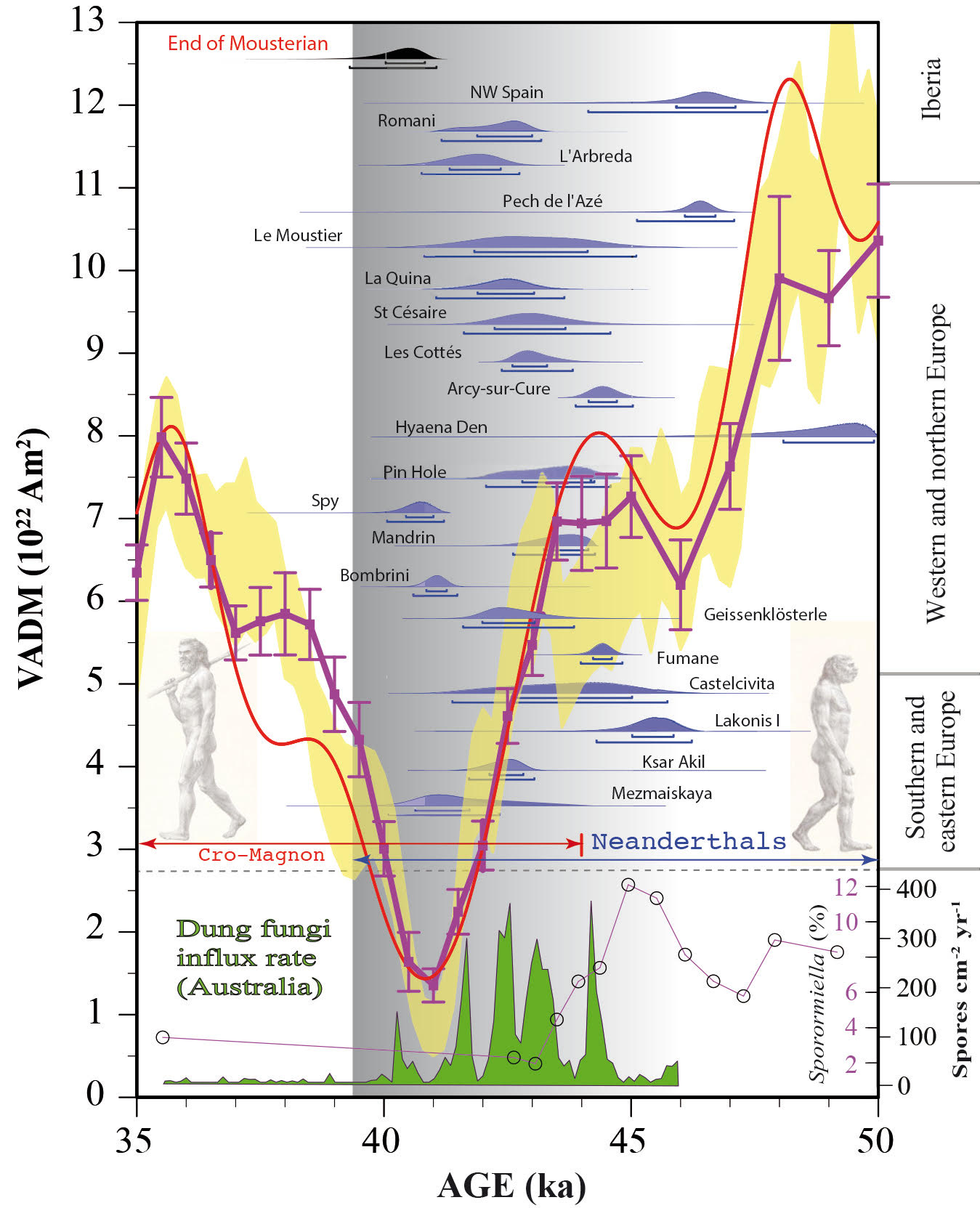 The role of geomagnetic field intensity in late Quaternary evolution of ...